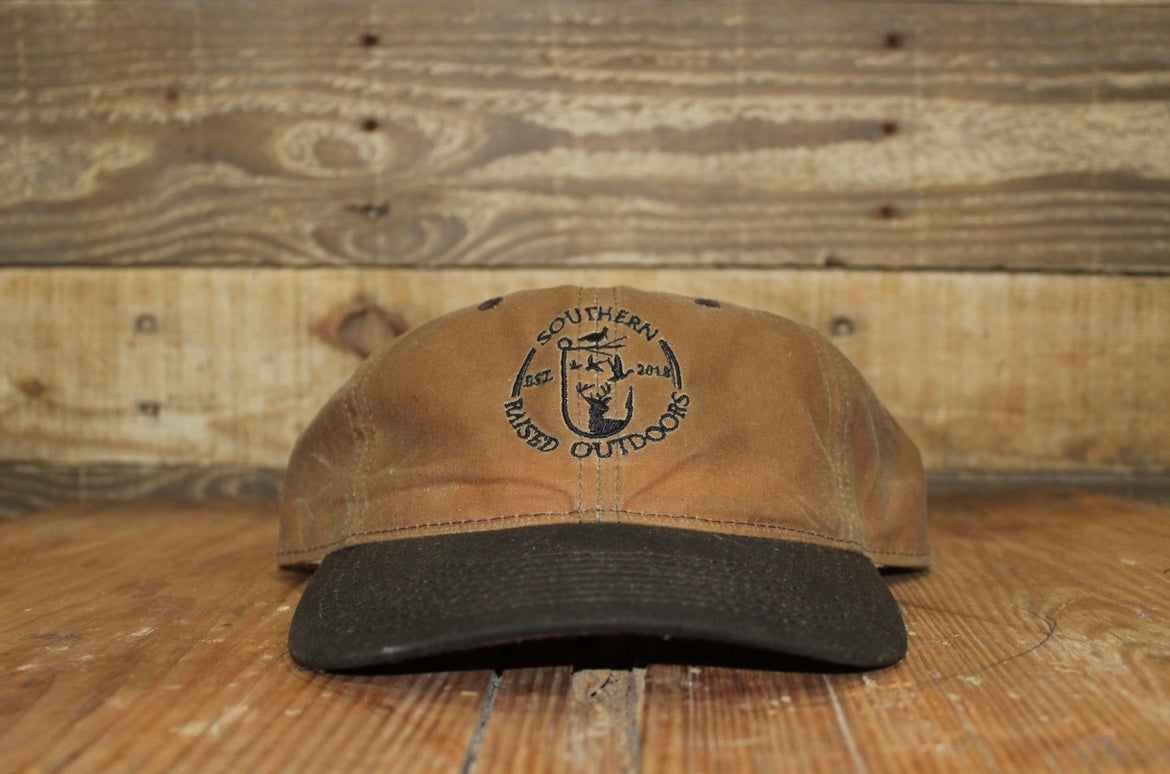 WAXED SRO LOGO HAT – Southern Raised Outdoors Apparel